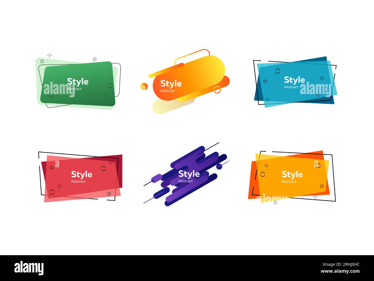 Dynamic geometric logo hi-res stock photography and images - Alamy