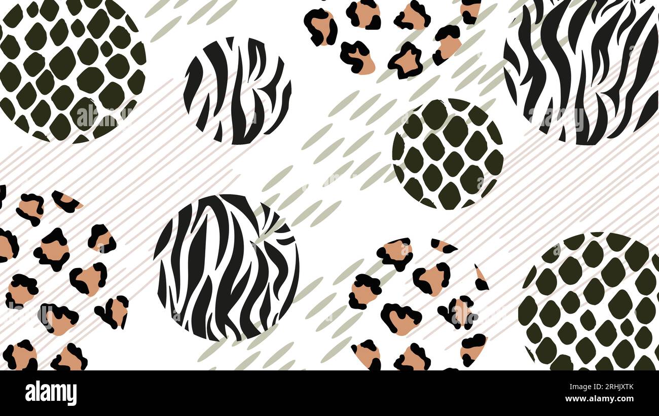 Animal texture collage Stock Vector Images - Alamy