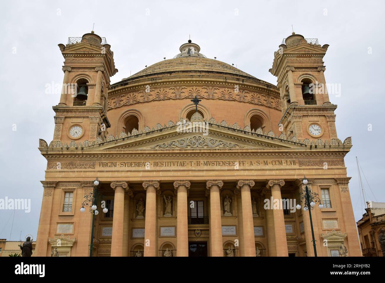 Basilica of the Assumption of Our Lady, Rotunda of Mosta, Mosta Dome, Mosta, Malta, Europe Stock ...