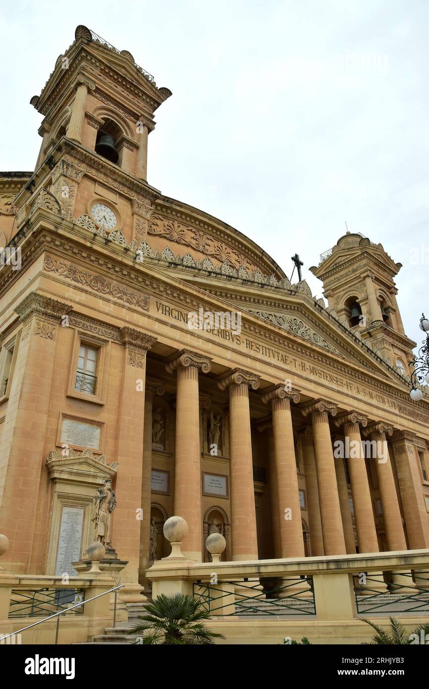 Basilica of the Assumption of Our Lady, Rotunda of Mosta, Mosta Dome, Mosta, Malta, Europe Stock ...