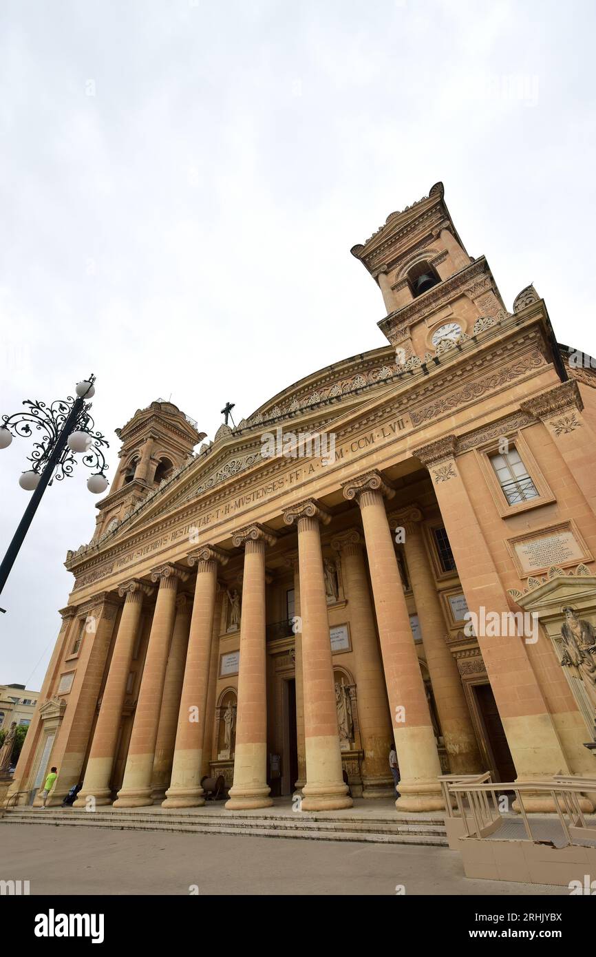 Basilica of the Assumption of Our Lady, Rotunda of Mosta, Mosta Dome, Mosta, Malta, Europe Stock ...