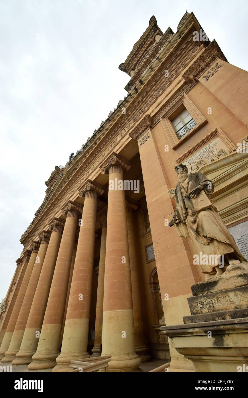 Basilica of the Assumption of Our Lady, Rotunda of Mosta, Mosta Dome, Mosta, Malta, Europe Stock ...