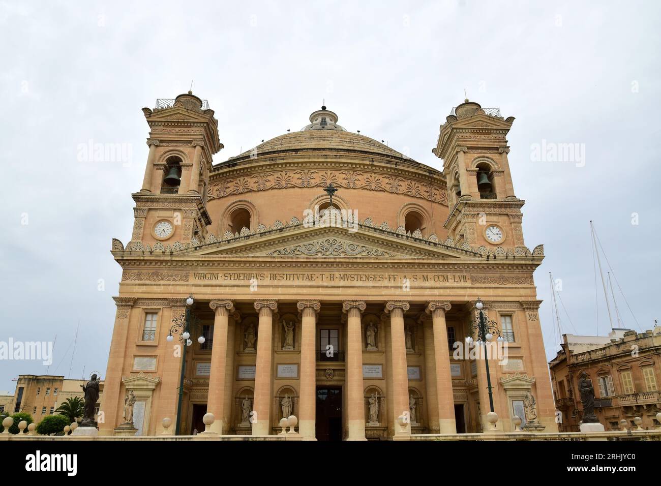 Basilica of the Assumption of Our Lady, Rotunda of Mosta, Mosta Dome, Mosta, Malta, Europe Stock ...