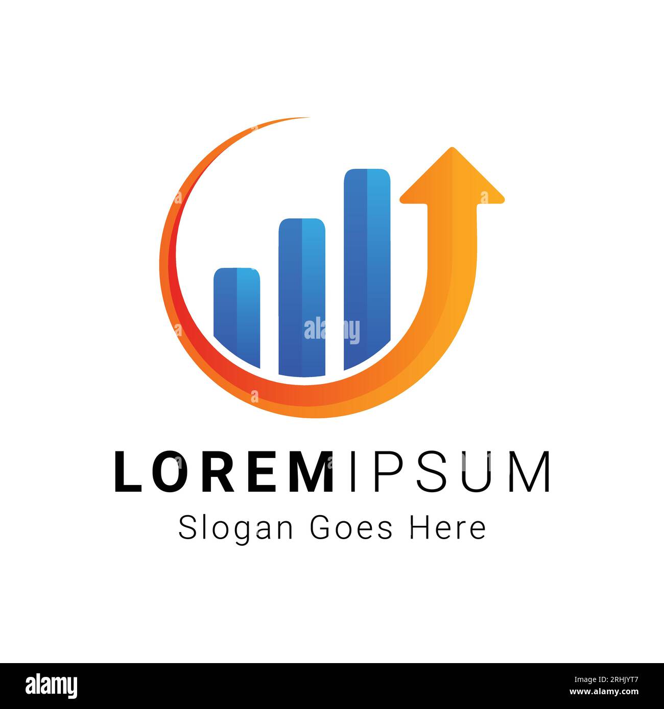 Business and Finance Growth Chart Logo Design Marketing Growth Chart Logotype Trading Stock ...