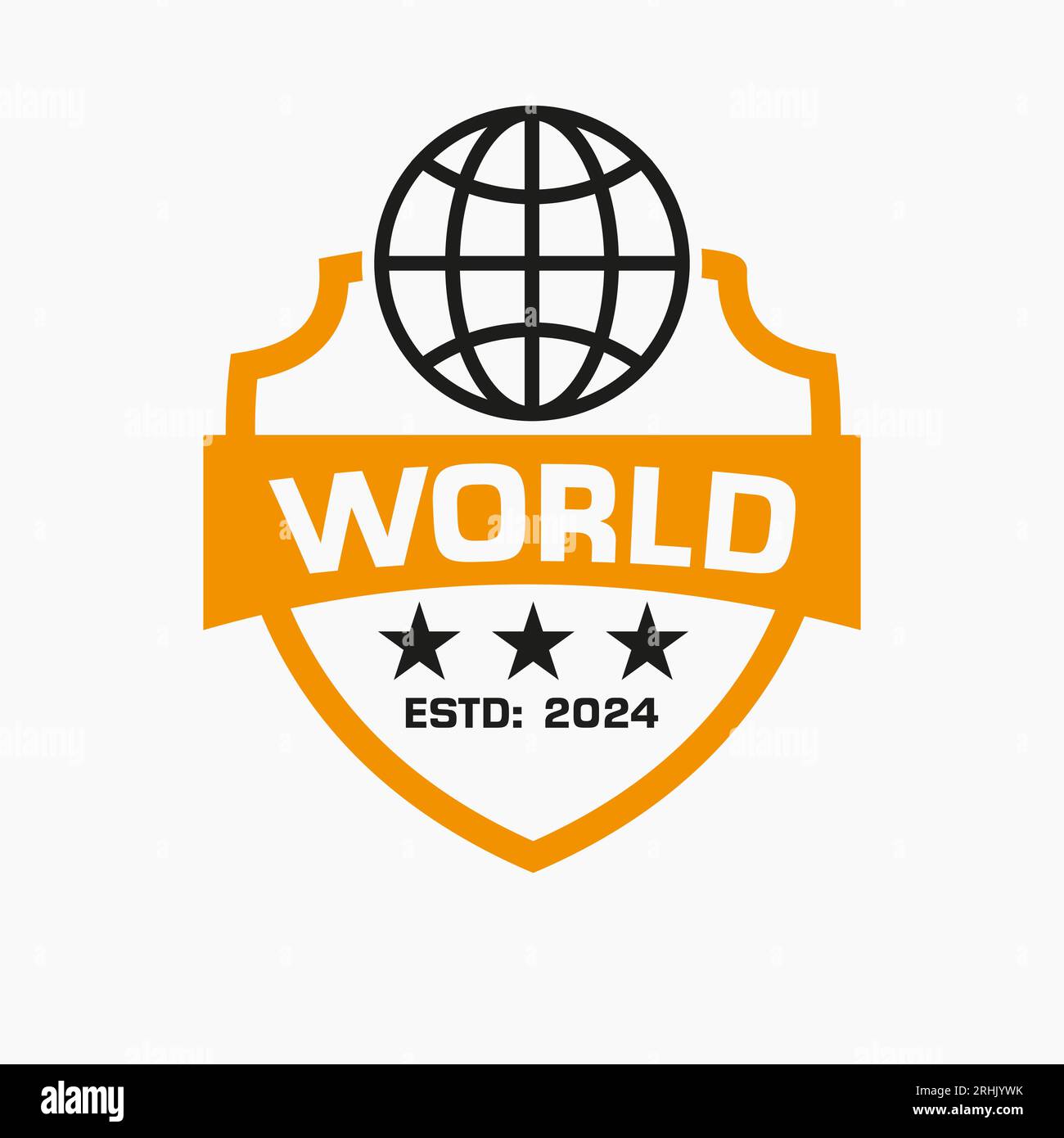 World Logo Design Vector Template Global Symbol Stock Vector Image And Art Alamy