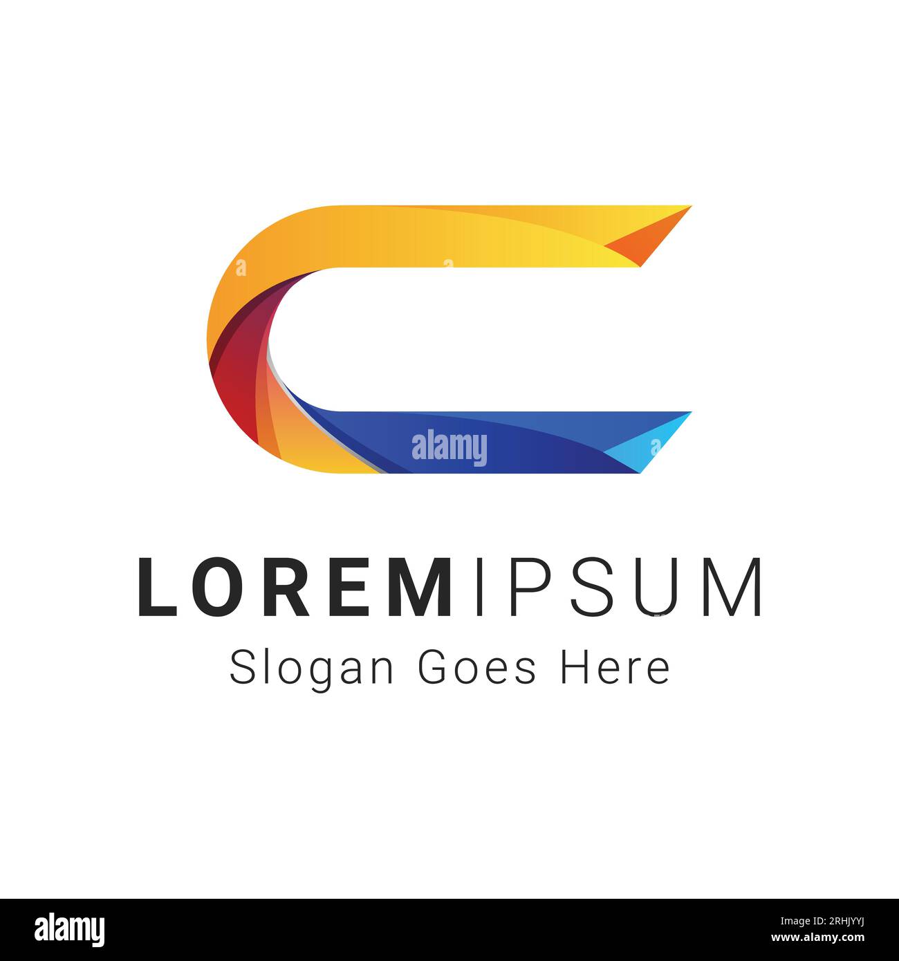 Modern Abstract Initial Letter C Logo Design C Company Logotype Stock ...