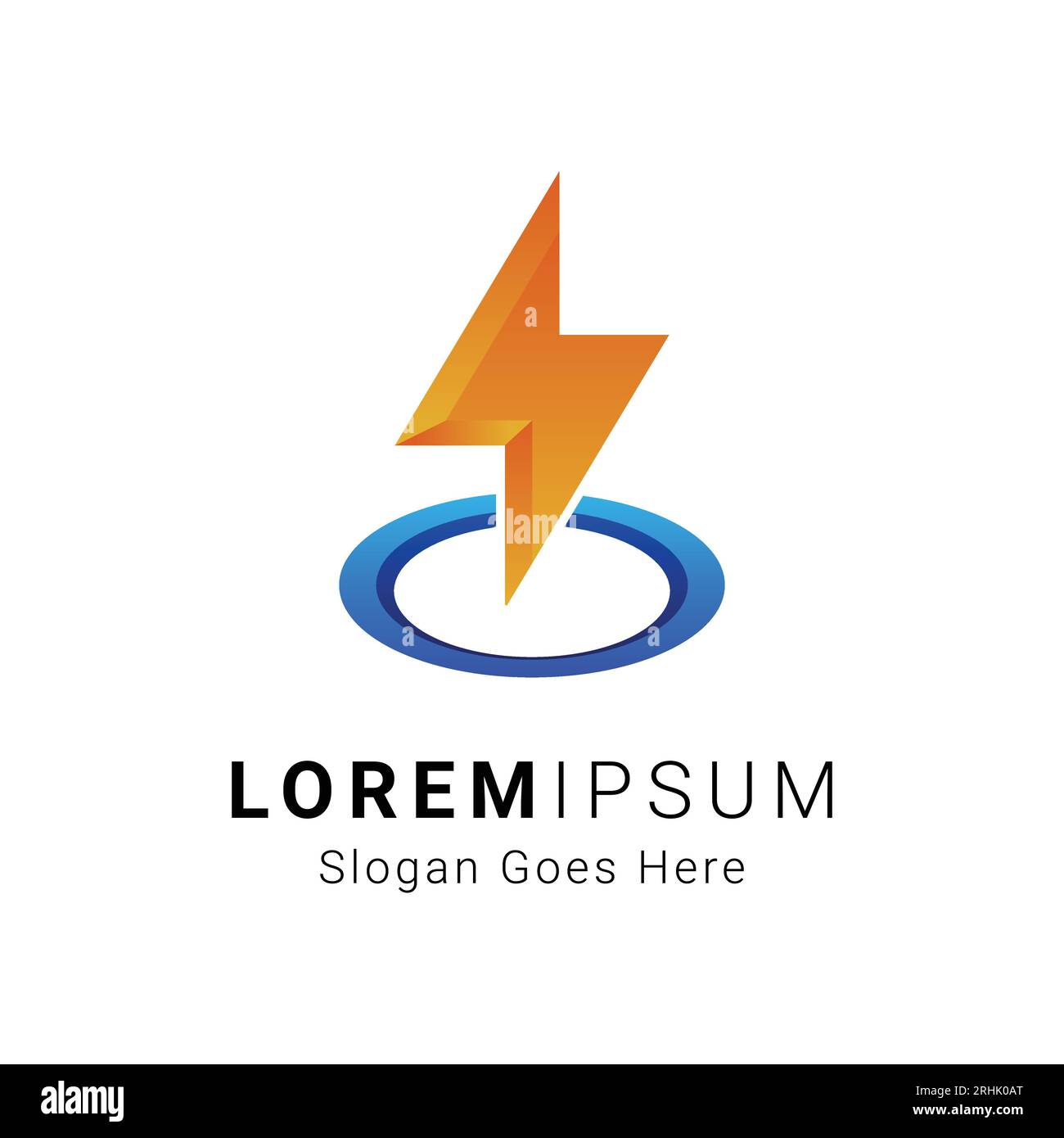 thunderbolt logo design power energy logotype electric bolt logo Stock ...