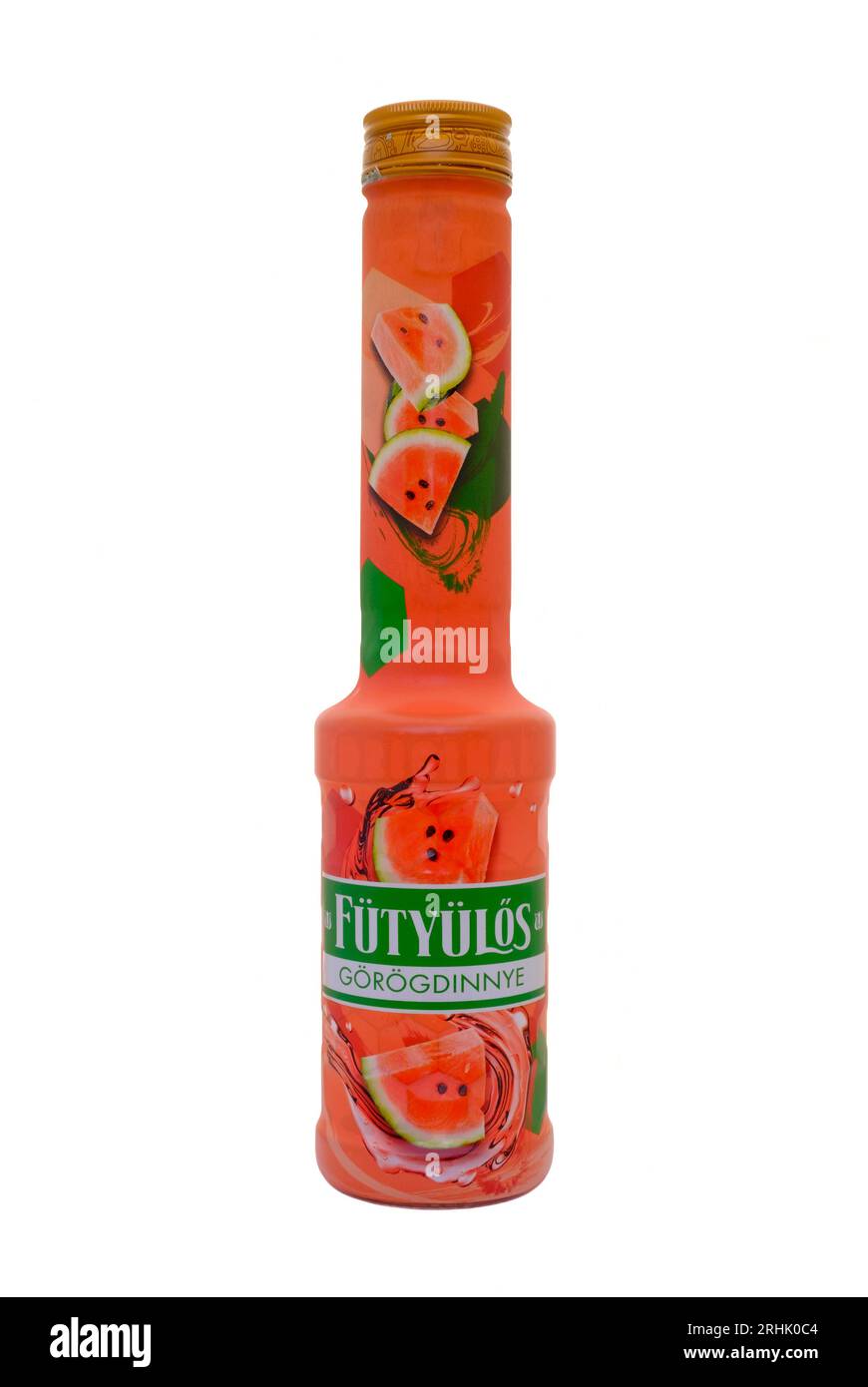 bottle of hungarian fruit distillate watermelon flavour futyulos ...
