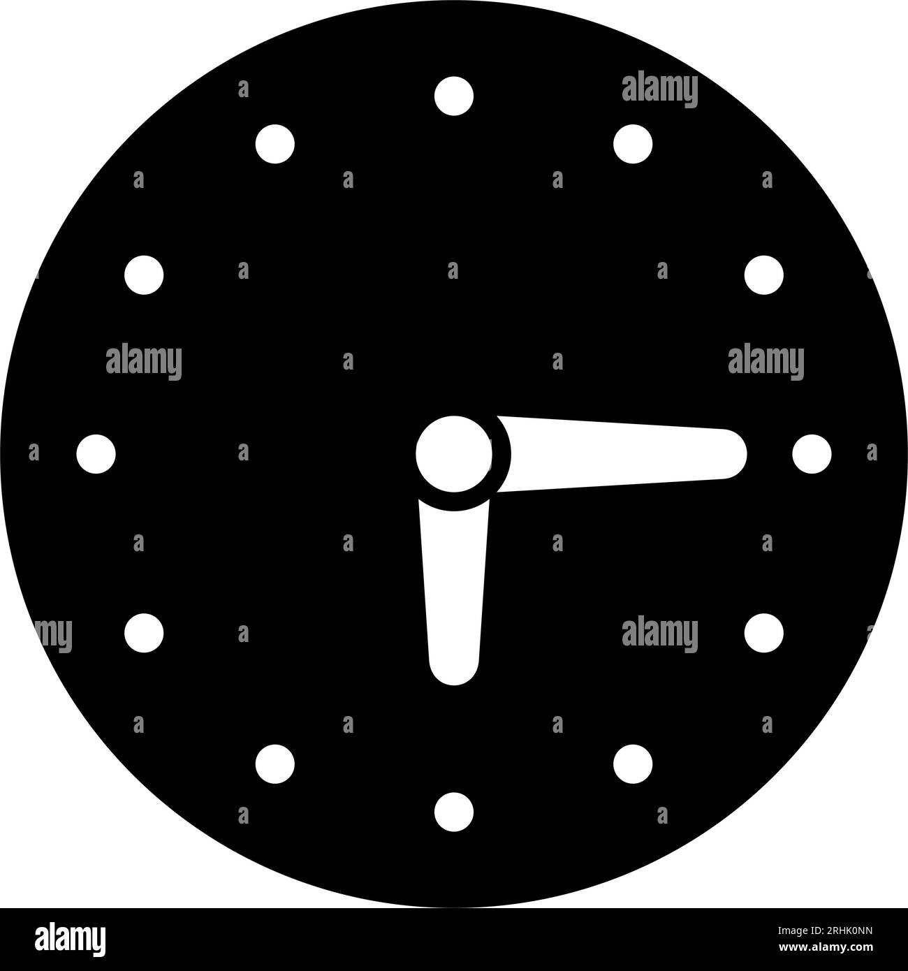 Analog clock icon symbol. Vector illustration Stock Vector Image & Art ...