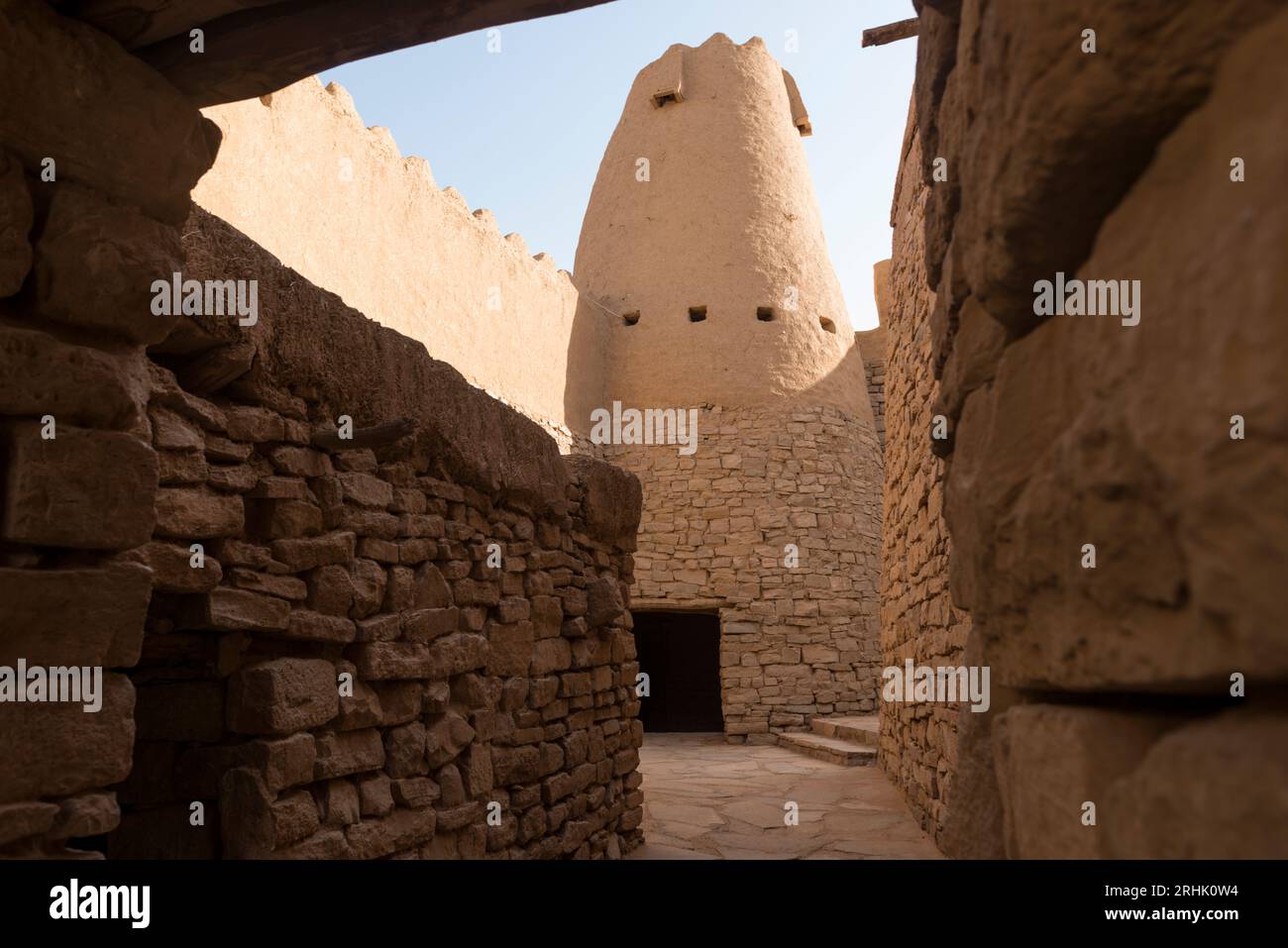 The Marid castle in Dumat Al-Jandal, Al-Jawf region, Saudi Arabia Stock ...