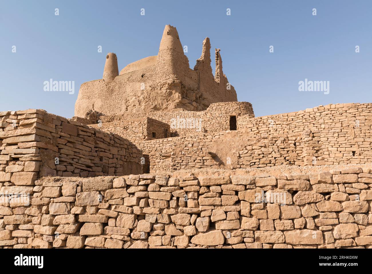 The Marid castle in Dumat Al-Jandal, Al-Jawf region, Saudi Arabia Stock ...