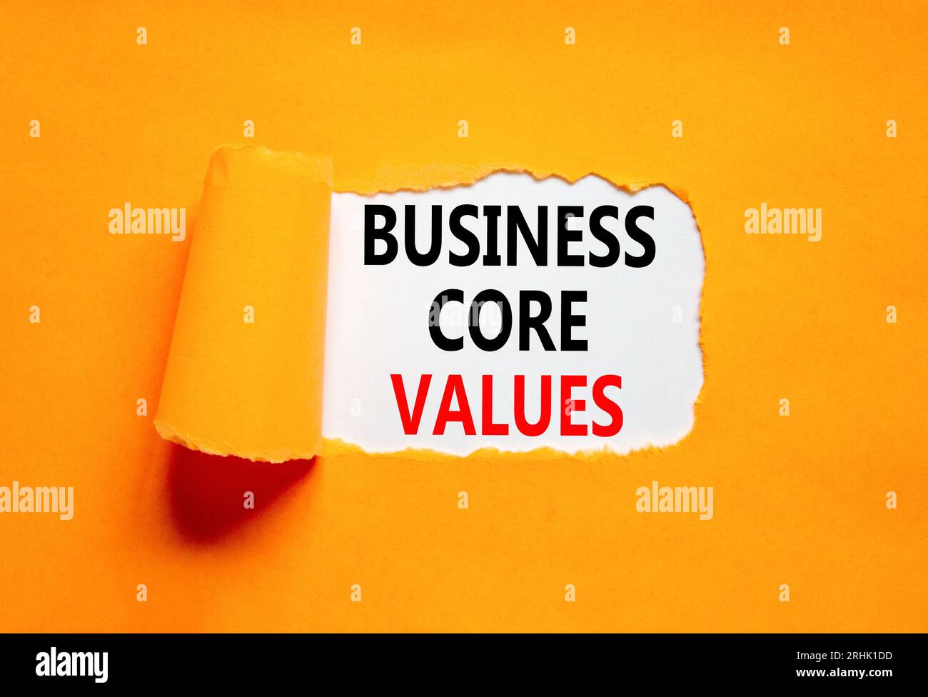 Business core values symbol. Concept words Business core values on ...