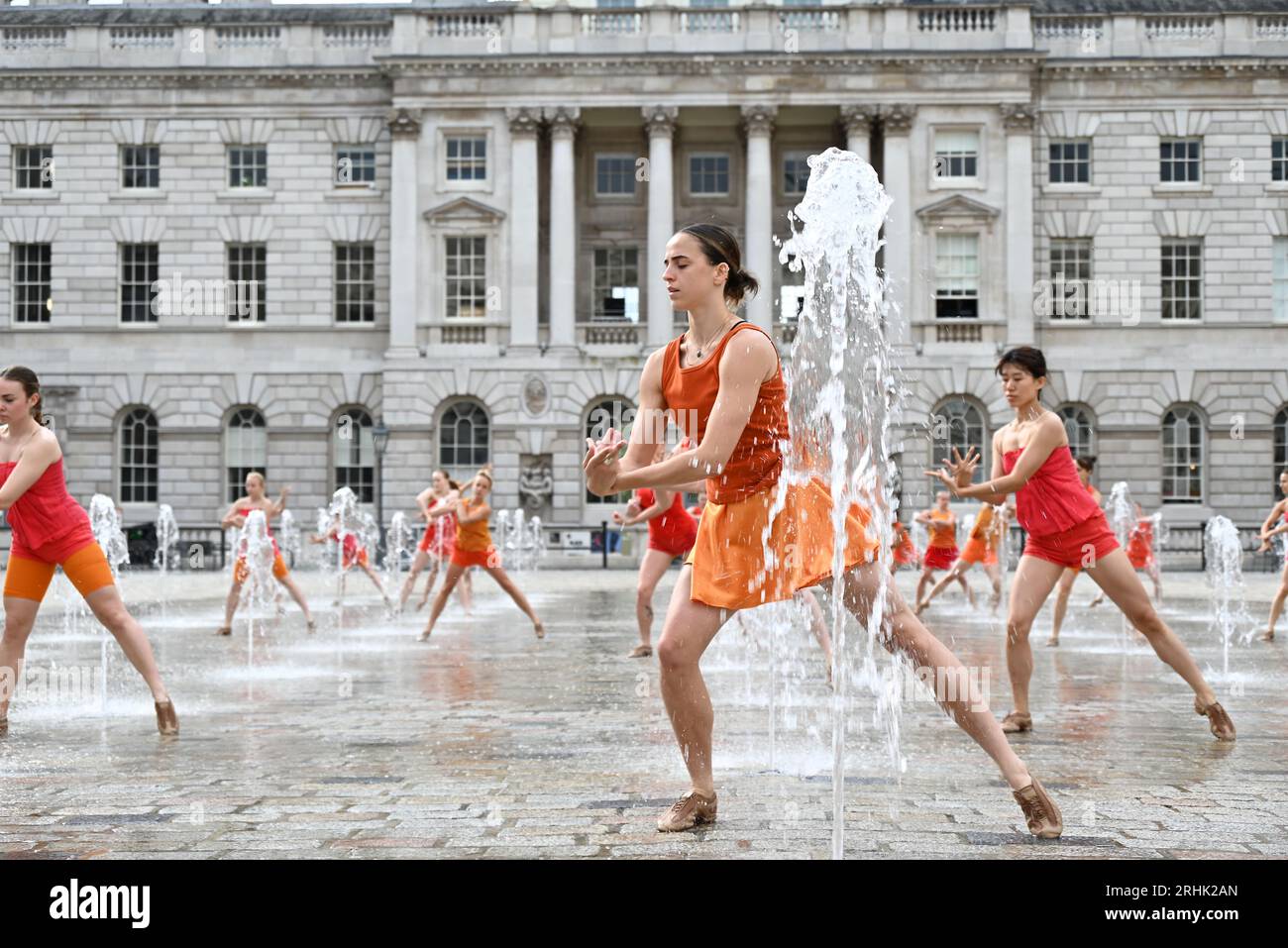 Dancers from Shobana Jeyasingh Dance rehearsing Counterpoint in the ...