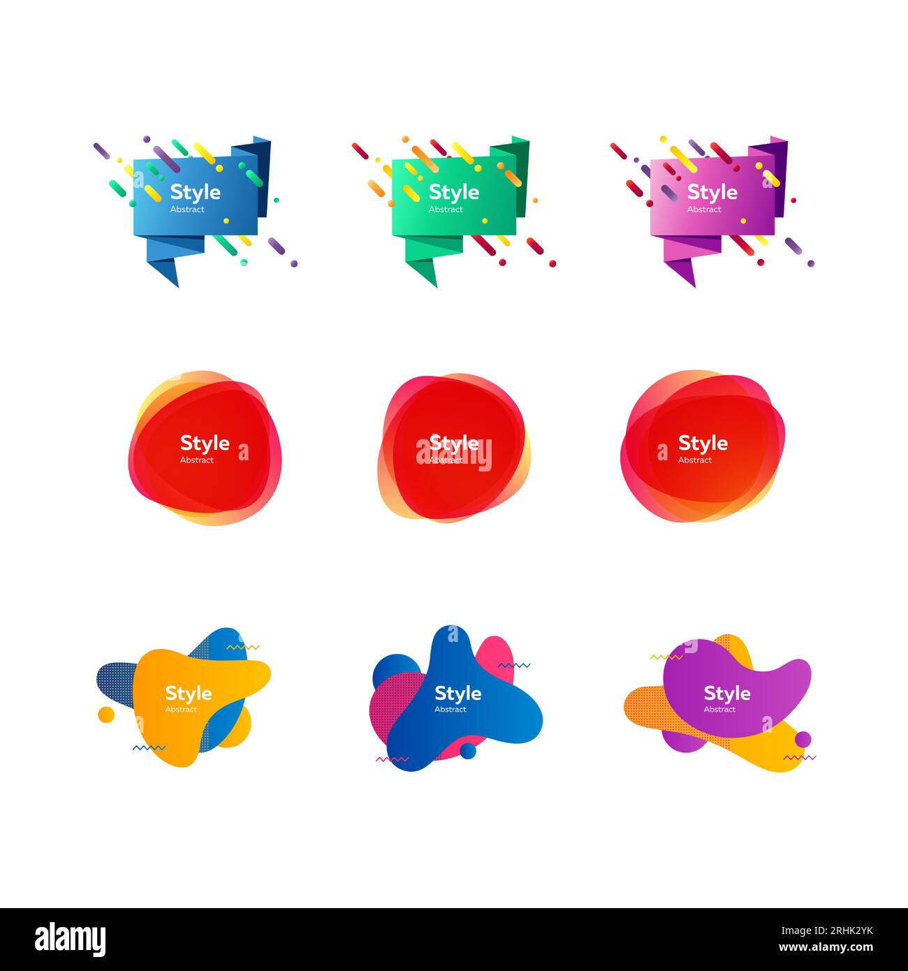 Collection of minimal modern badges Stock Vector Image & Art - Alamy