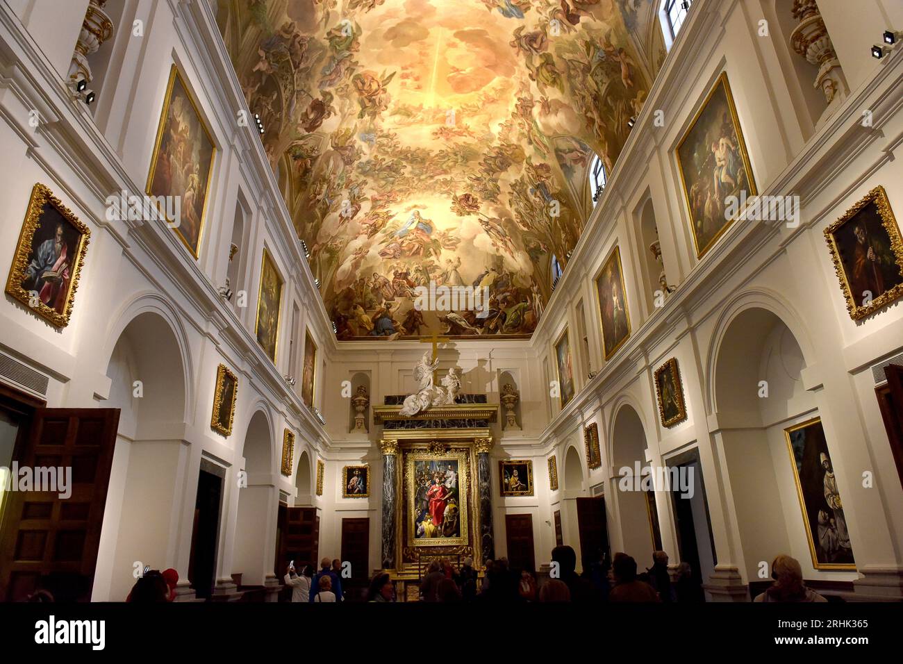 Toledo cathedral Three-metre high painting 'El Expolio', or 'The ...