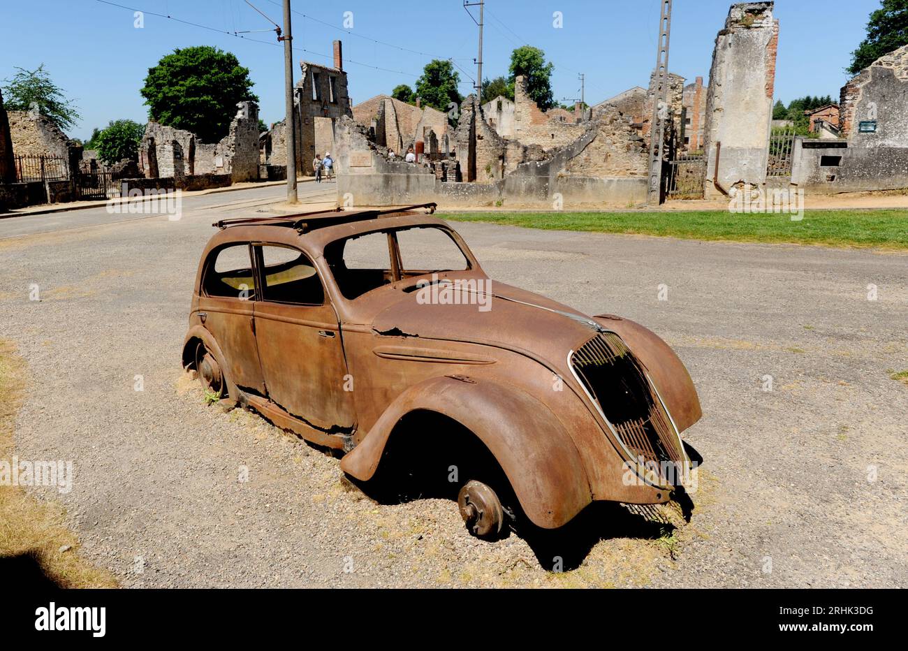 Oradour sur Glane the village in France where over 600 men women and ...