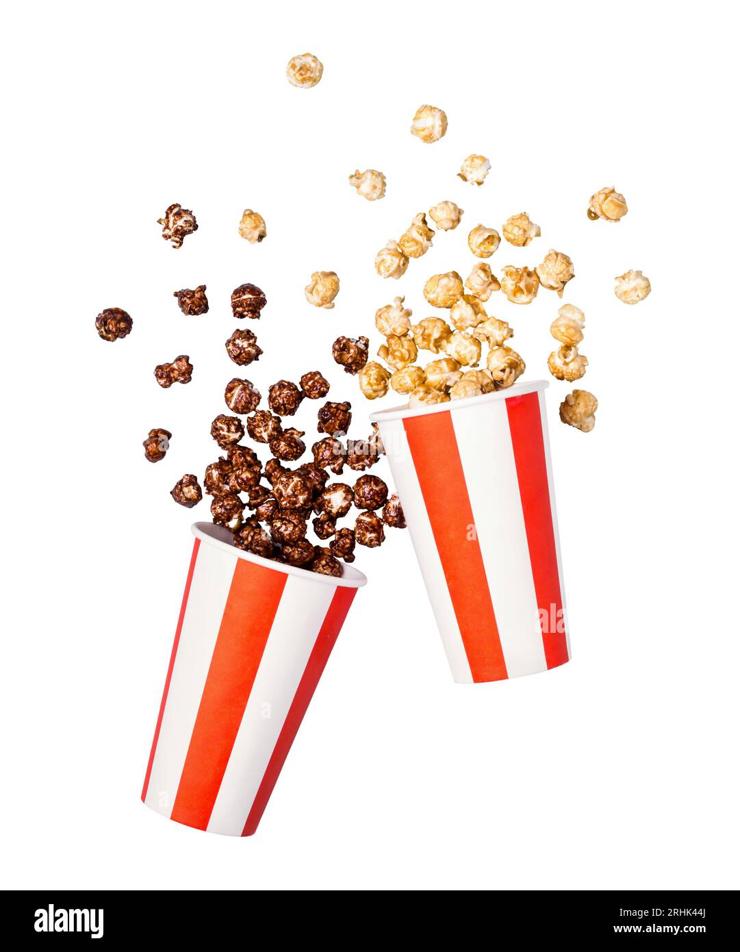 Cinema popcorn spilling Cut Out Stock Images & Pictures - Alamy