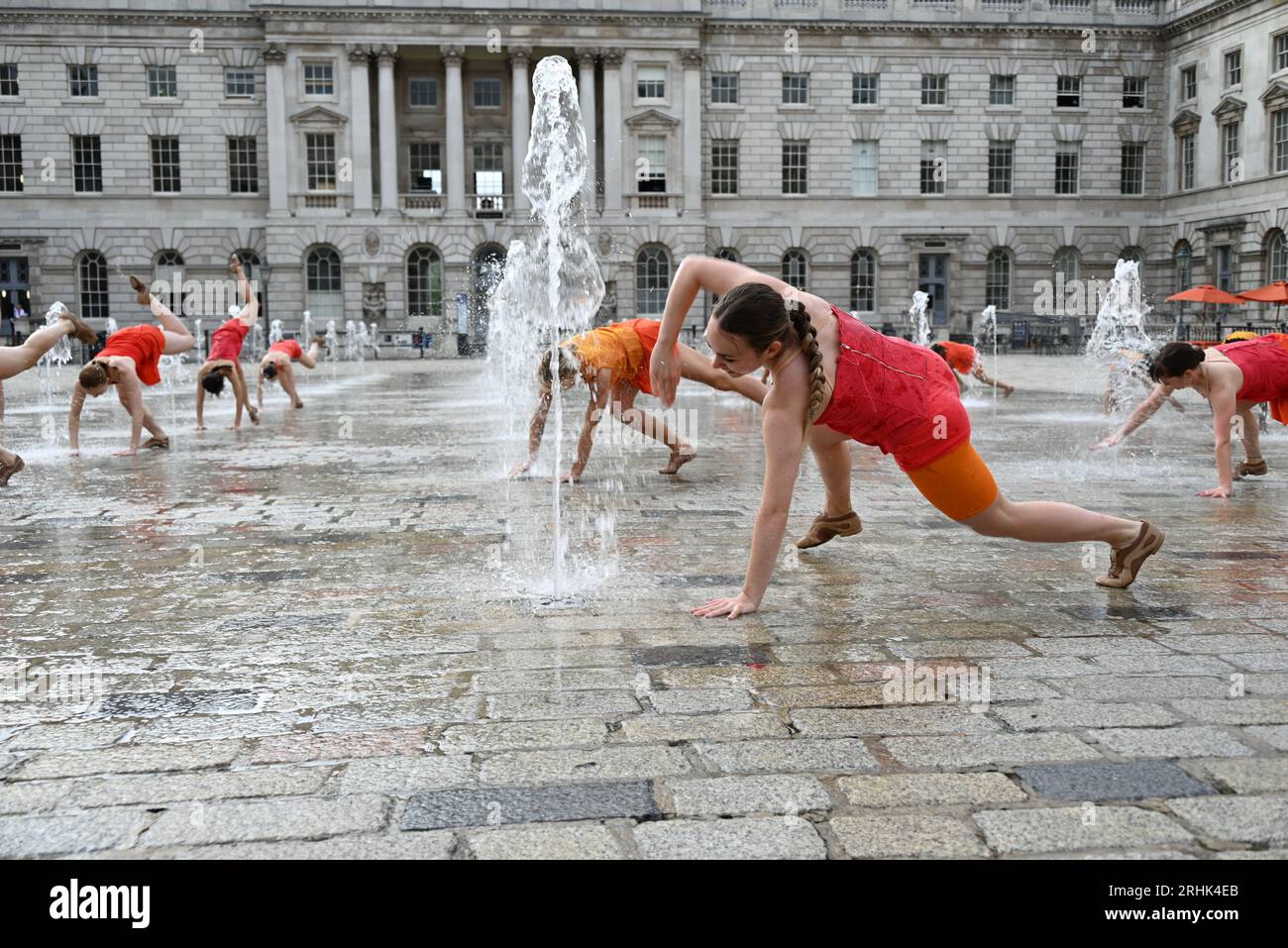 Dancers from Shobana Jeyasingh Dance rehearsing Counterpoint in the ...