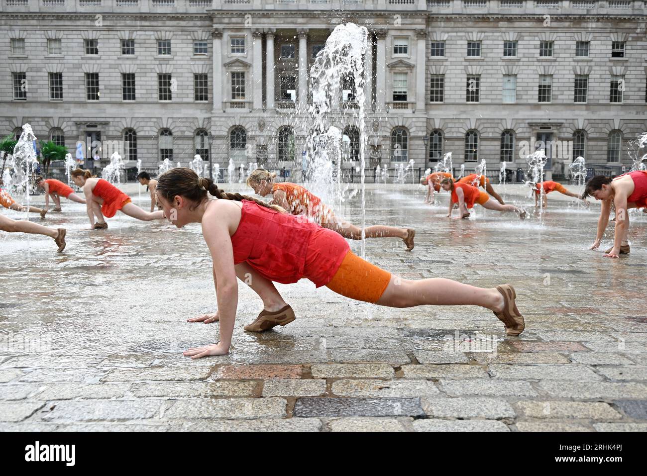 Dancers from Shobana Jeyasingh Dance rehearsing Counterpoint in the ...
