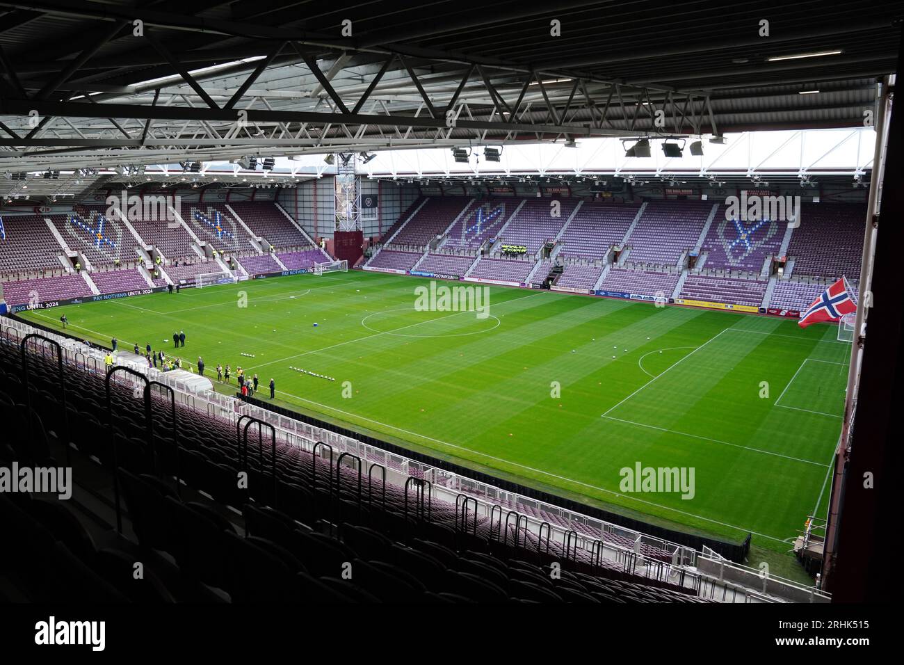 Tynecastle stadium general view hi-res stock photography and images - Alamy