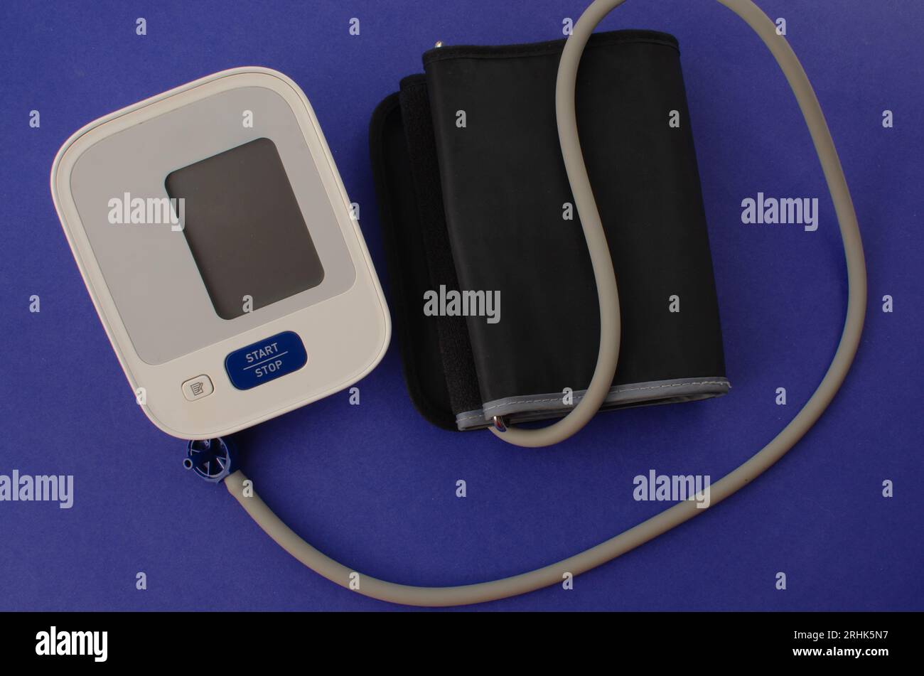 Detail of a modern blood pressure measuring device, symbolizing the ... Detail of a modern blood pressure measuring device, symbolizing the ...
