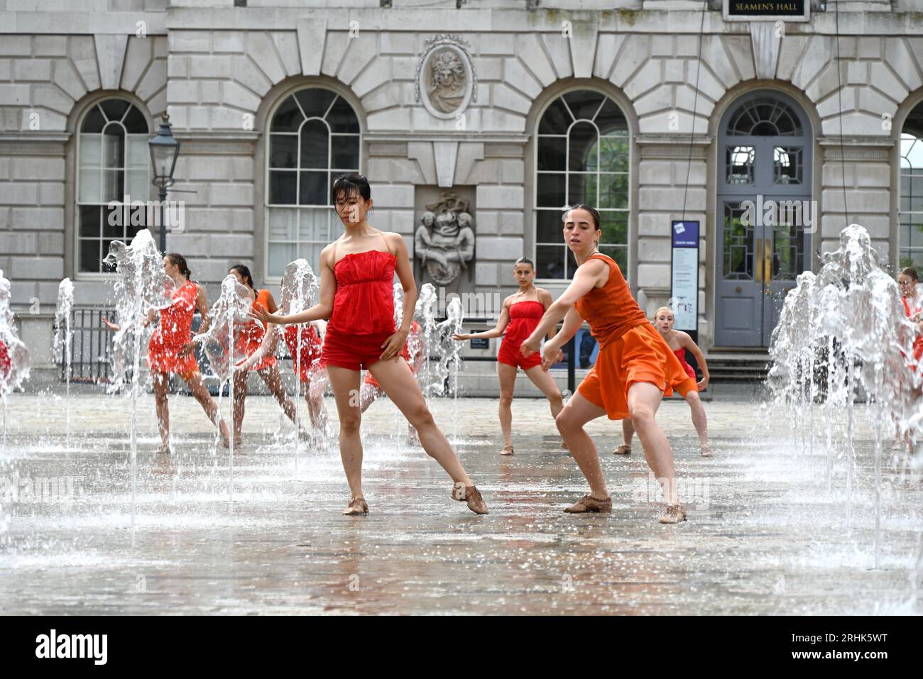Dancers from Shobana Jeyasingh Dance rehearsing Counterpoint in the ...