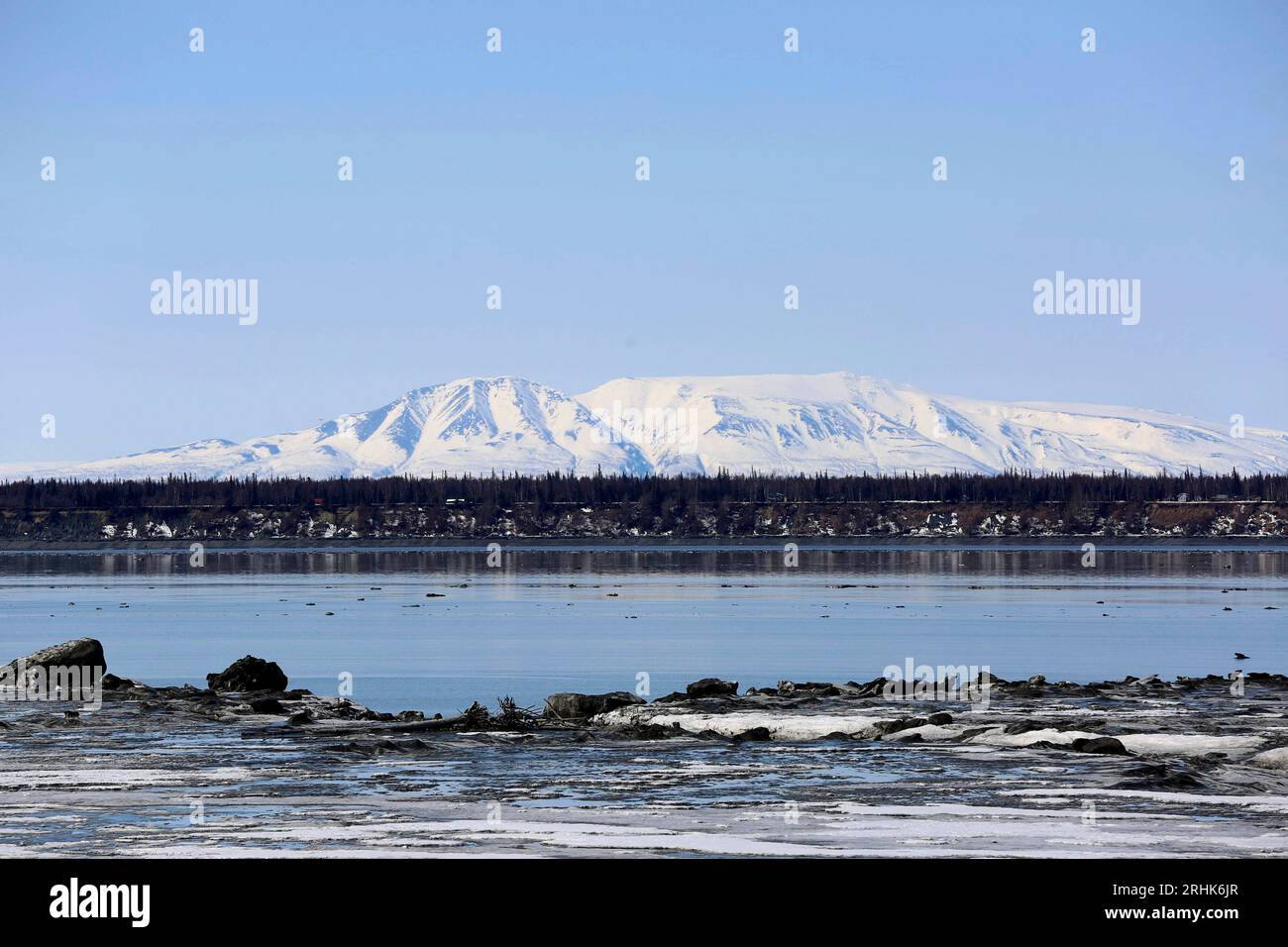 FILE - Mount Susitna, which is also known as Sleeping Lady, is shown ...