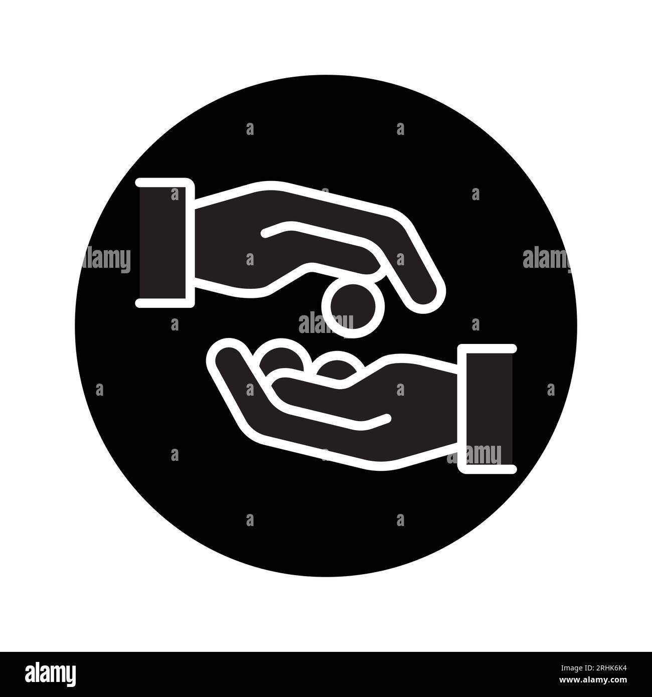 Zakat Muslim Tradition Line Color Icon Isolated Vector Element Outline Pictogram For Web Page