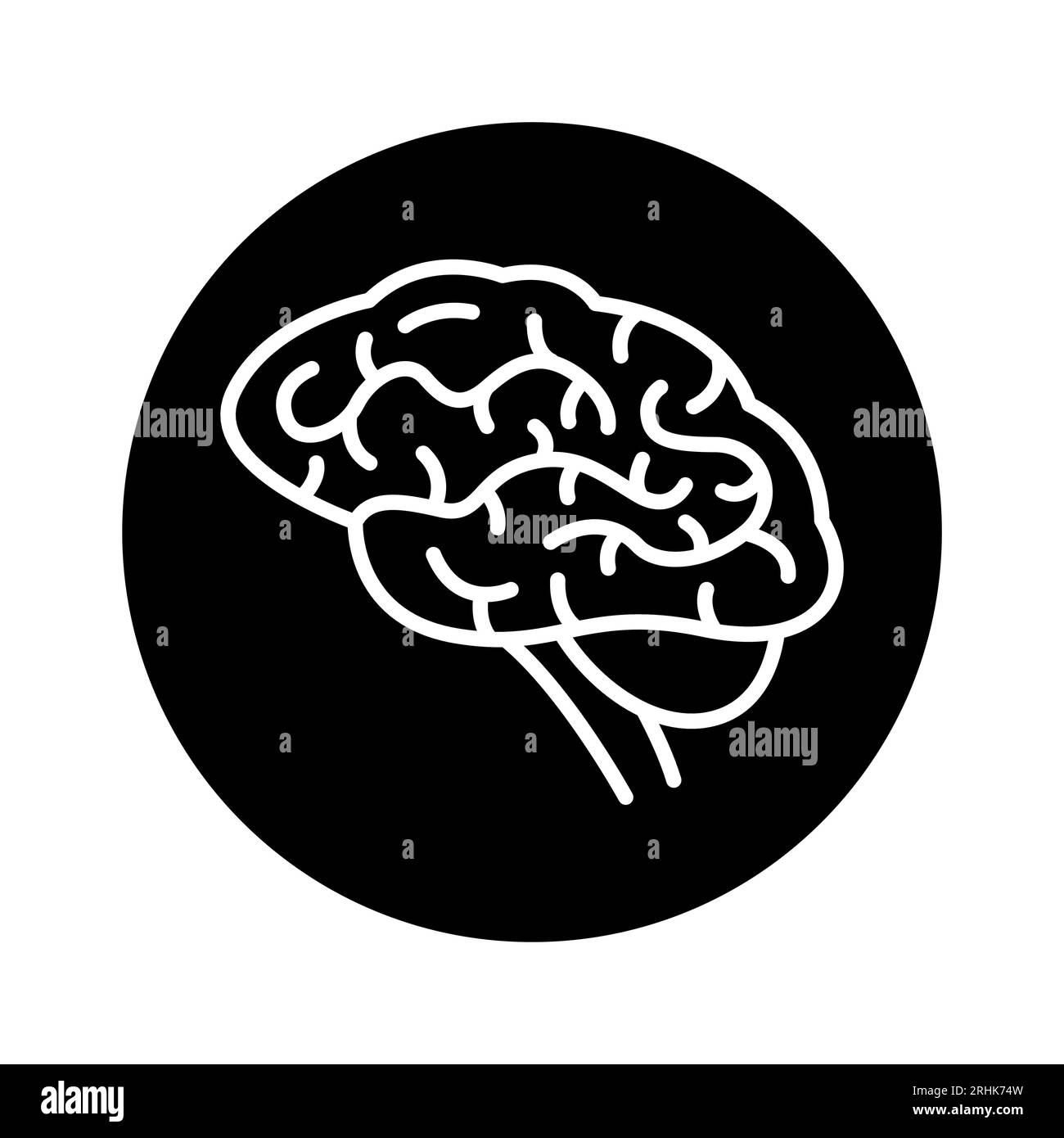 Mental health brain clipart Black and White Stock Photos & Images - Alamy
