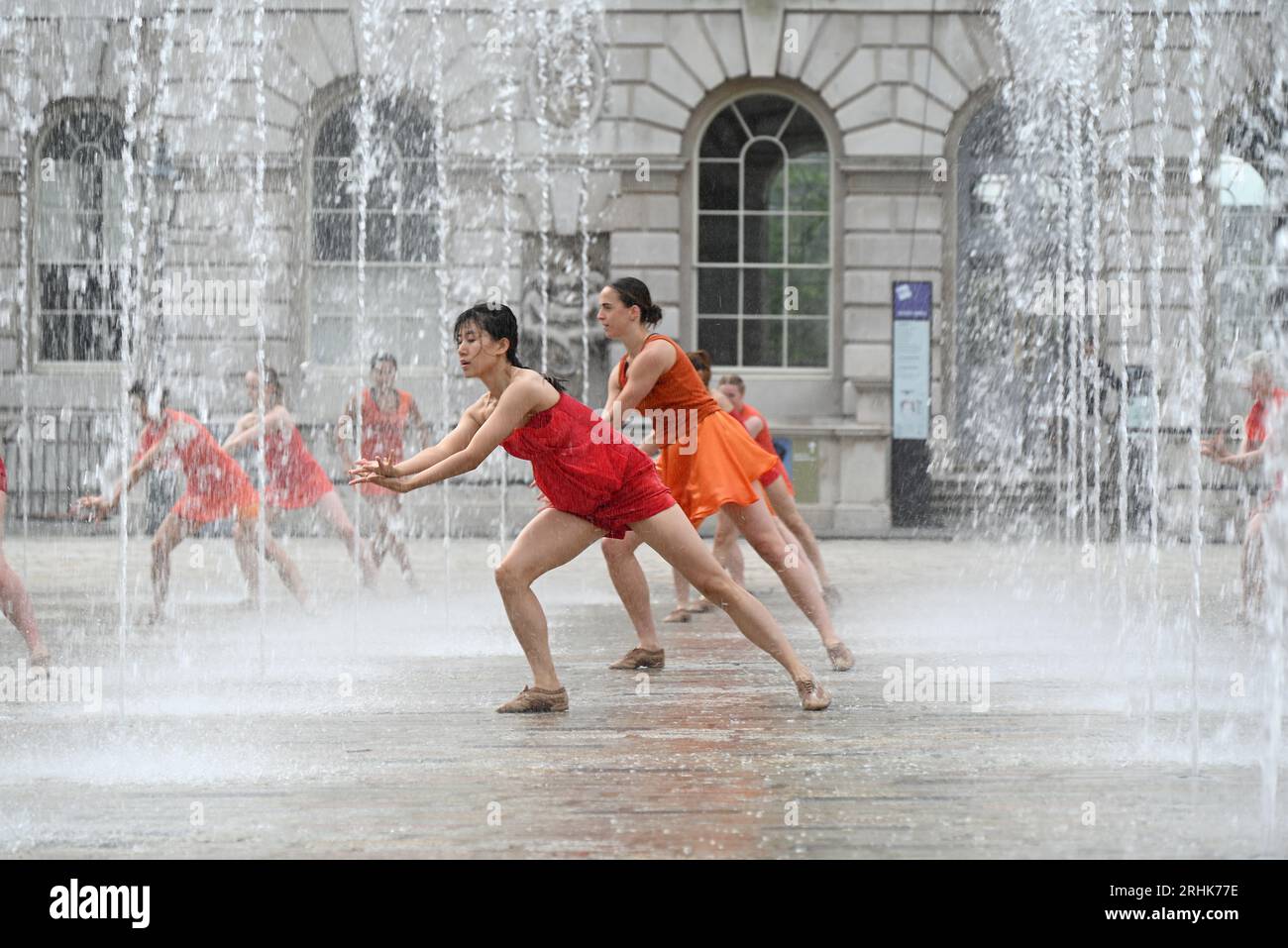 Dancers from Shobana Jeyasingh Dance rehearsing Counterpoint in the ...