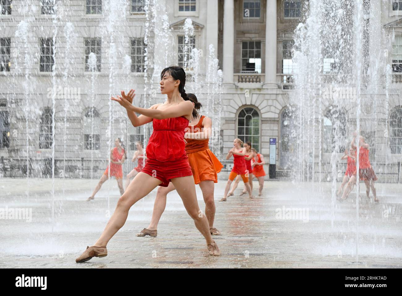 Dancers from Shobana Jeyasingh Dance rehearsing Counterpoint in the ...