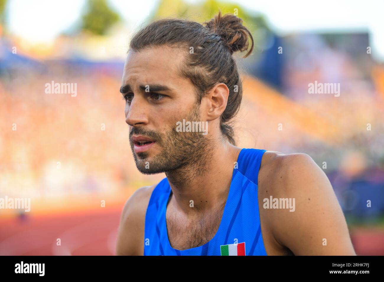 Gianmarco Tamberi (Italy). High Jump. European Championships Munich ...