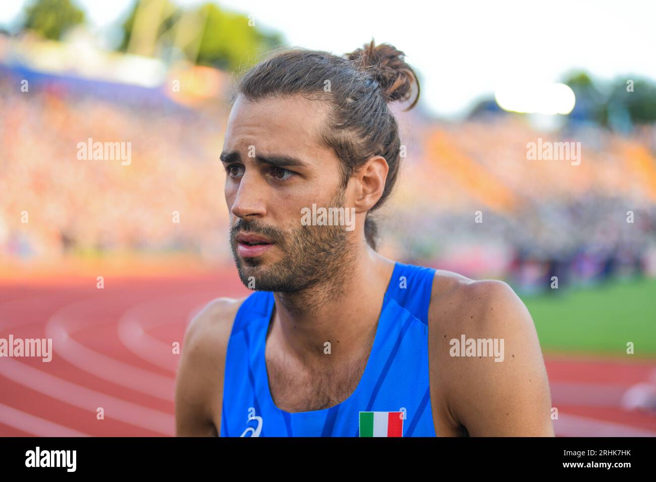 Gianmarco Tamberi (Italy). High Jump. European Championships Munich ...