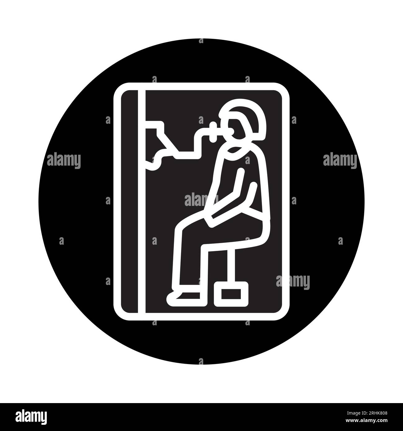 Functional pulmonary test color line icon. Isolated vector element ... Functional pulmonary test color line icon. Isolated vector element ...