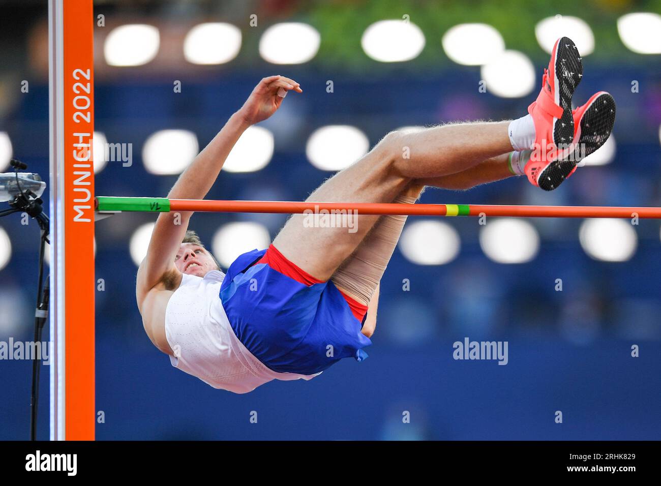 Jan Stefela (Czech Republic). High Jump. European Championships Munich ...
