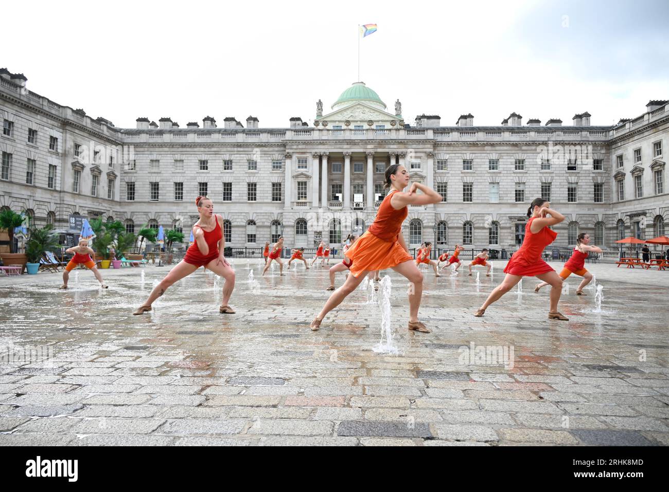 Dancers from Shobana Jeyasingh Dance rehearsing Counterpoint in the ...