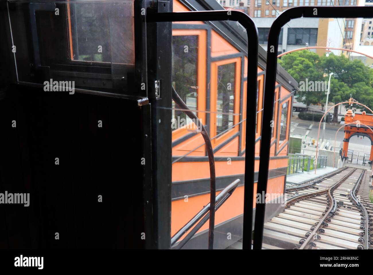 Los Angeles, California: Angels Flight, the historic funicular railway ...