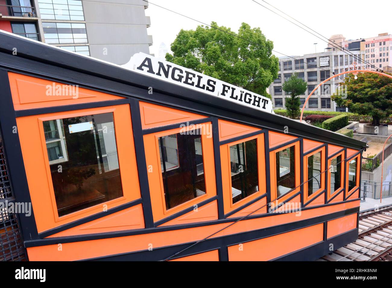 Los Angeles, California: Angels Flight, the historic funicular railway ...