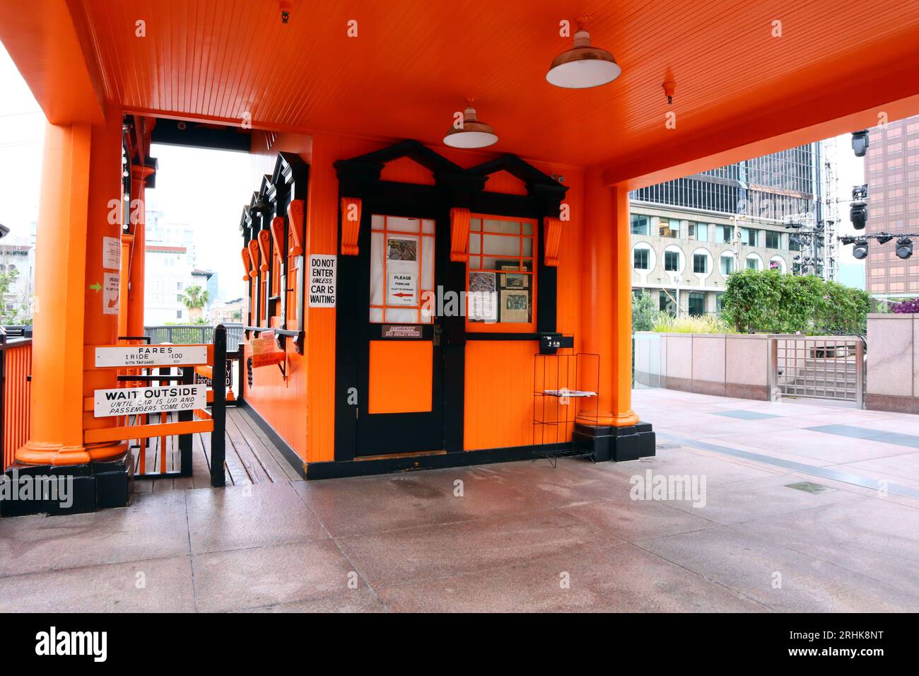 Los Angeles, California: Angels Flight, the historic funicular railway ...