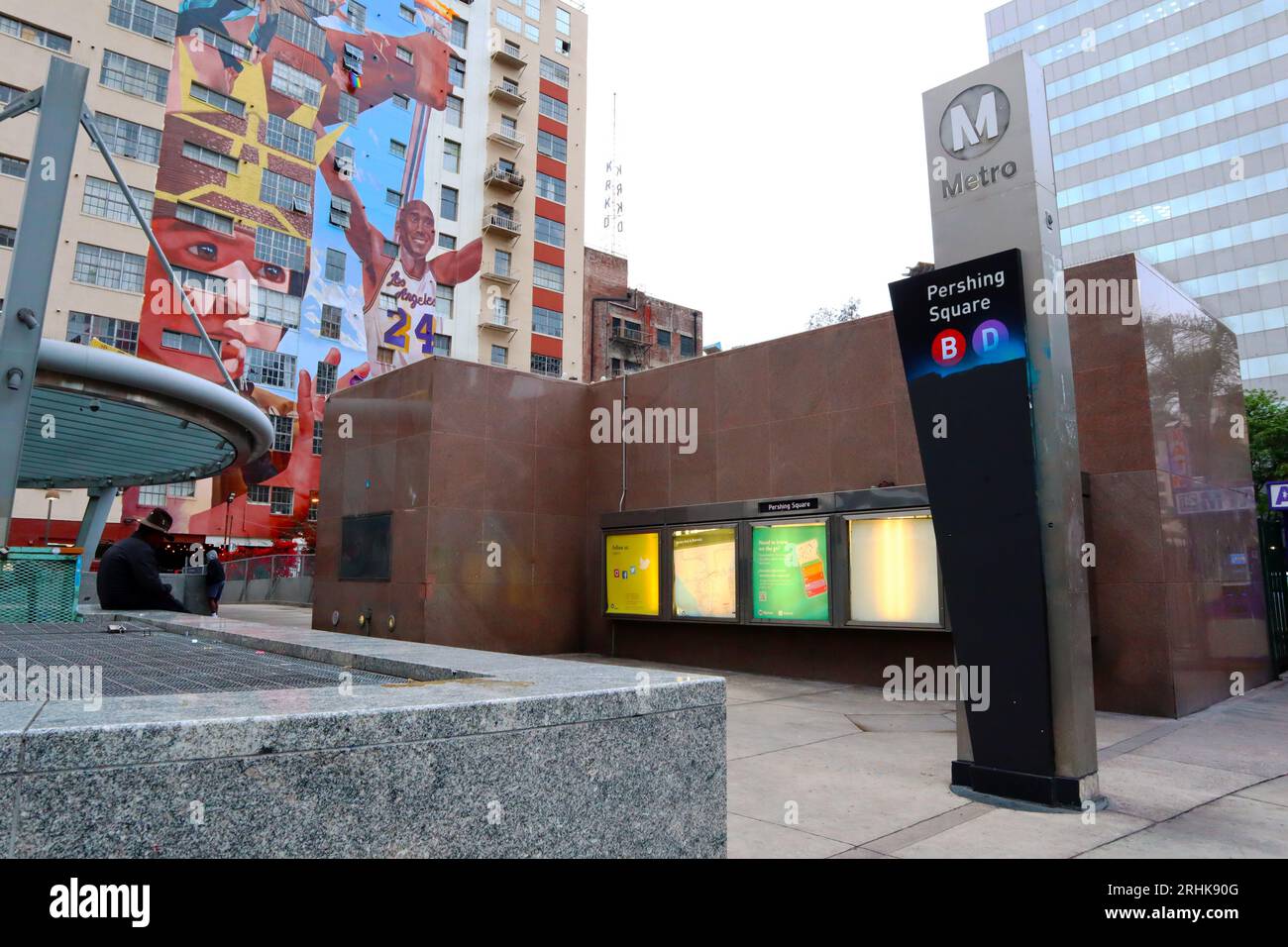 Los Angeles, California: Pershing Square Metro Rail B and D Line ...