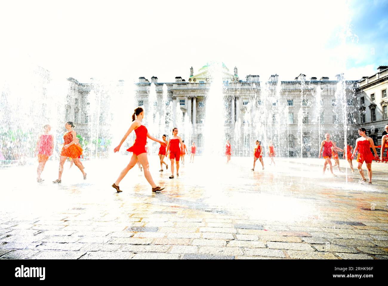 Dancers from Shobana Jeyasingh Dance rehearsing Counterpoint in the ...