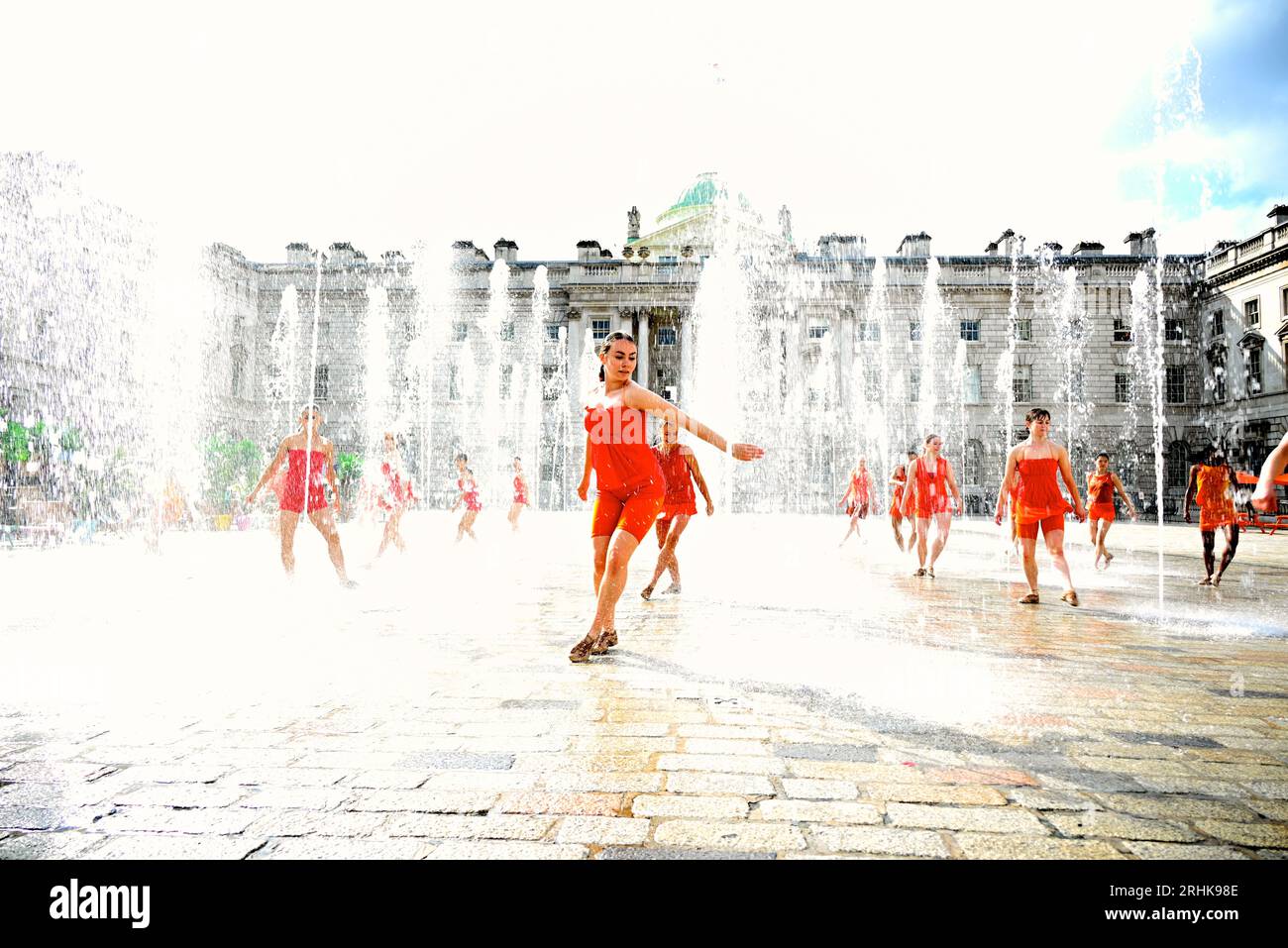 Dancers from Shobana Jeyasingh Dance rehearsing Counterpoint in the ...