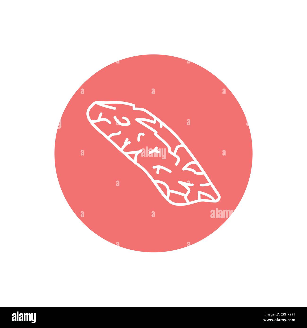 Beef flank Stock Vector Images - Alamy