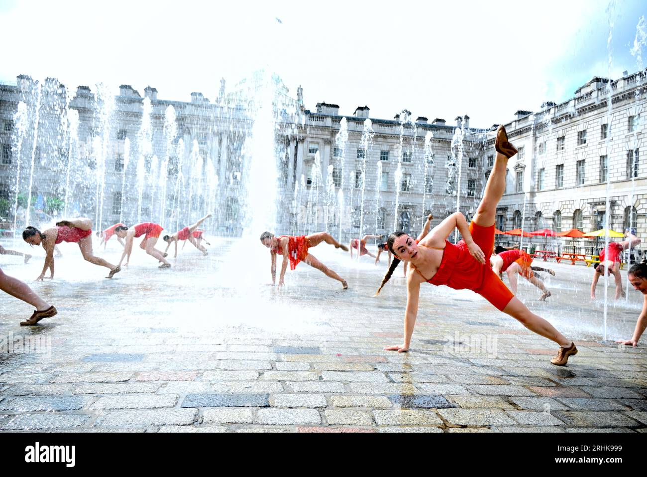 Dancers from Shobana Jeyasingh Dance rehearsing Counterpoint in the ...