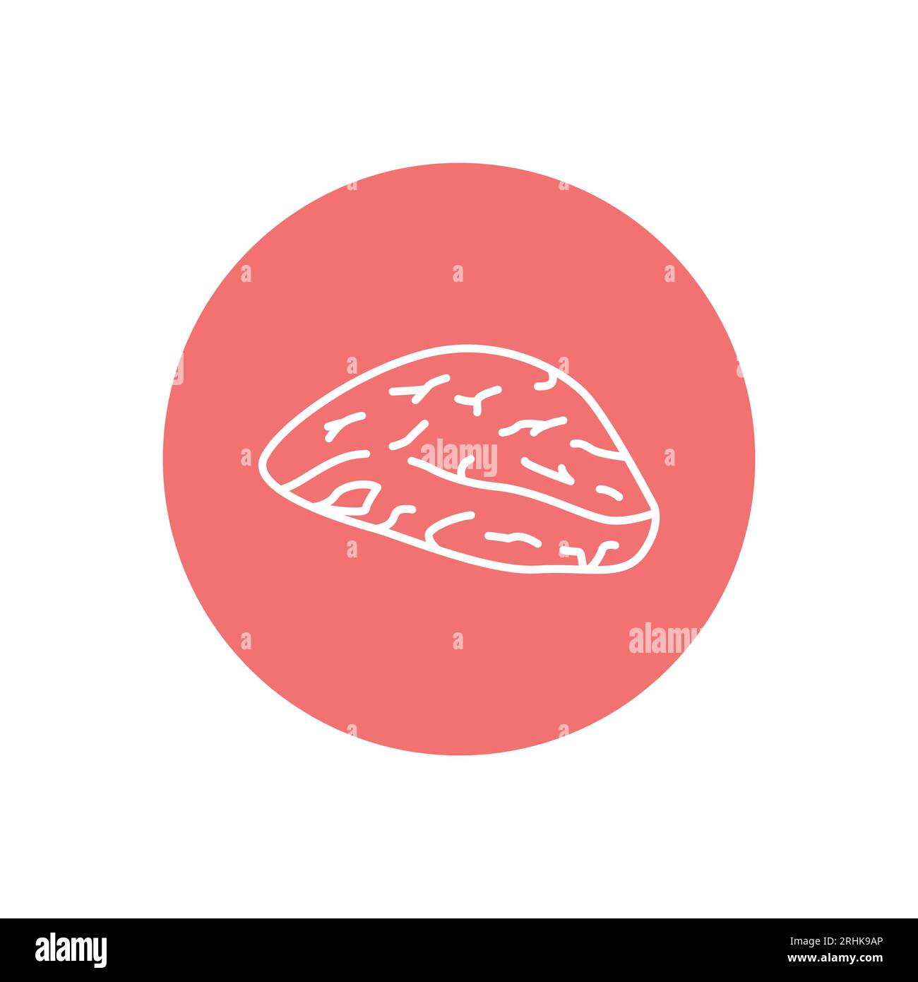 Rump steak raw Stock Vector Images - Alamy