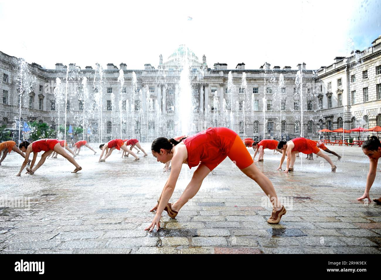 Dancers from Shobana Jeyasingh Dance rehearsing Counterpoint in the ...