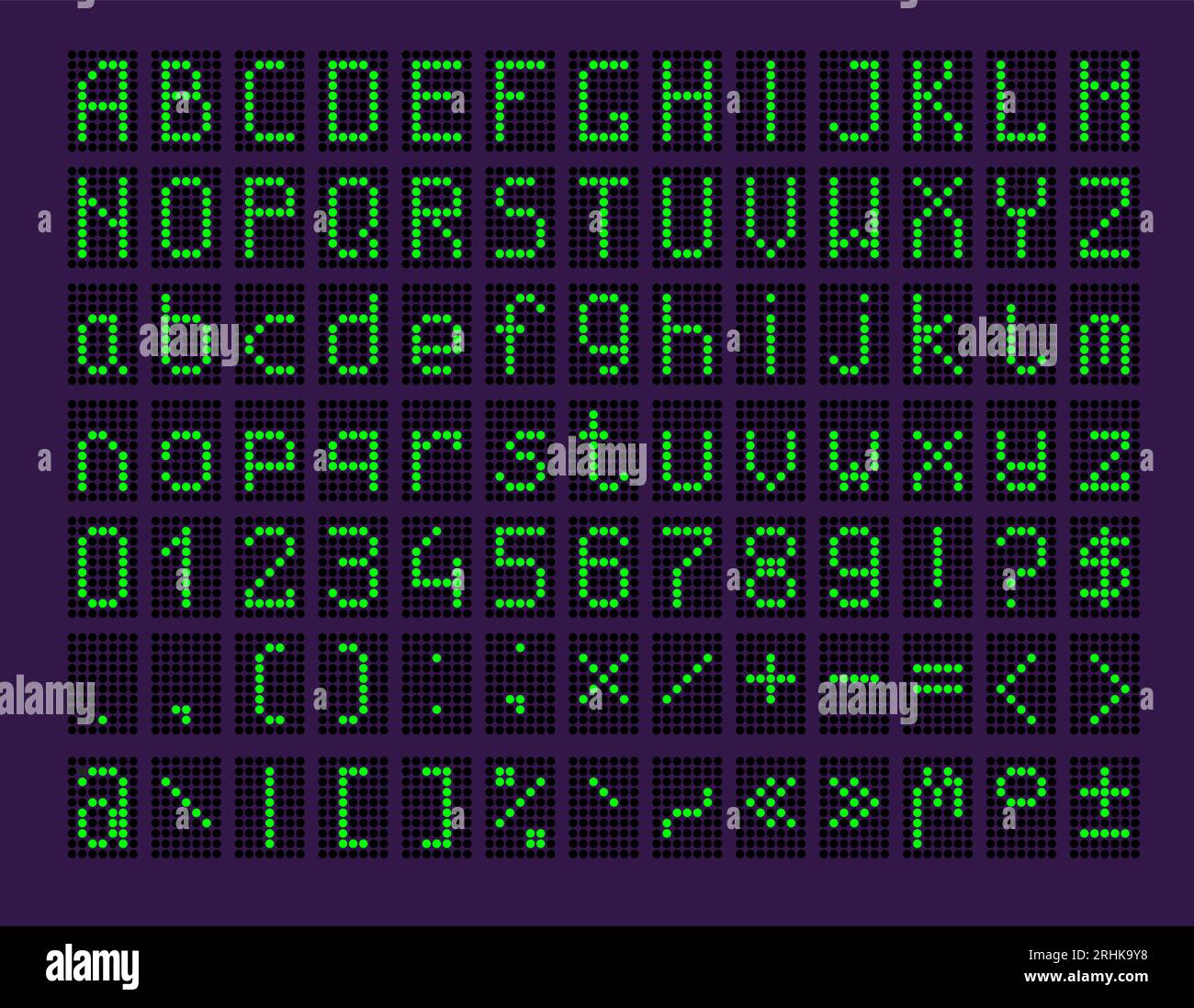 Led panel art Stock Vector Images - Alamy