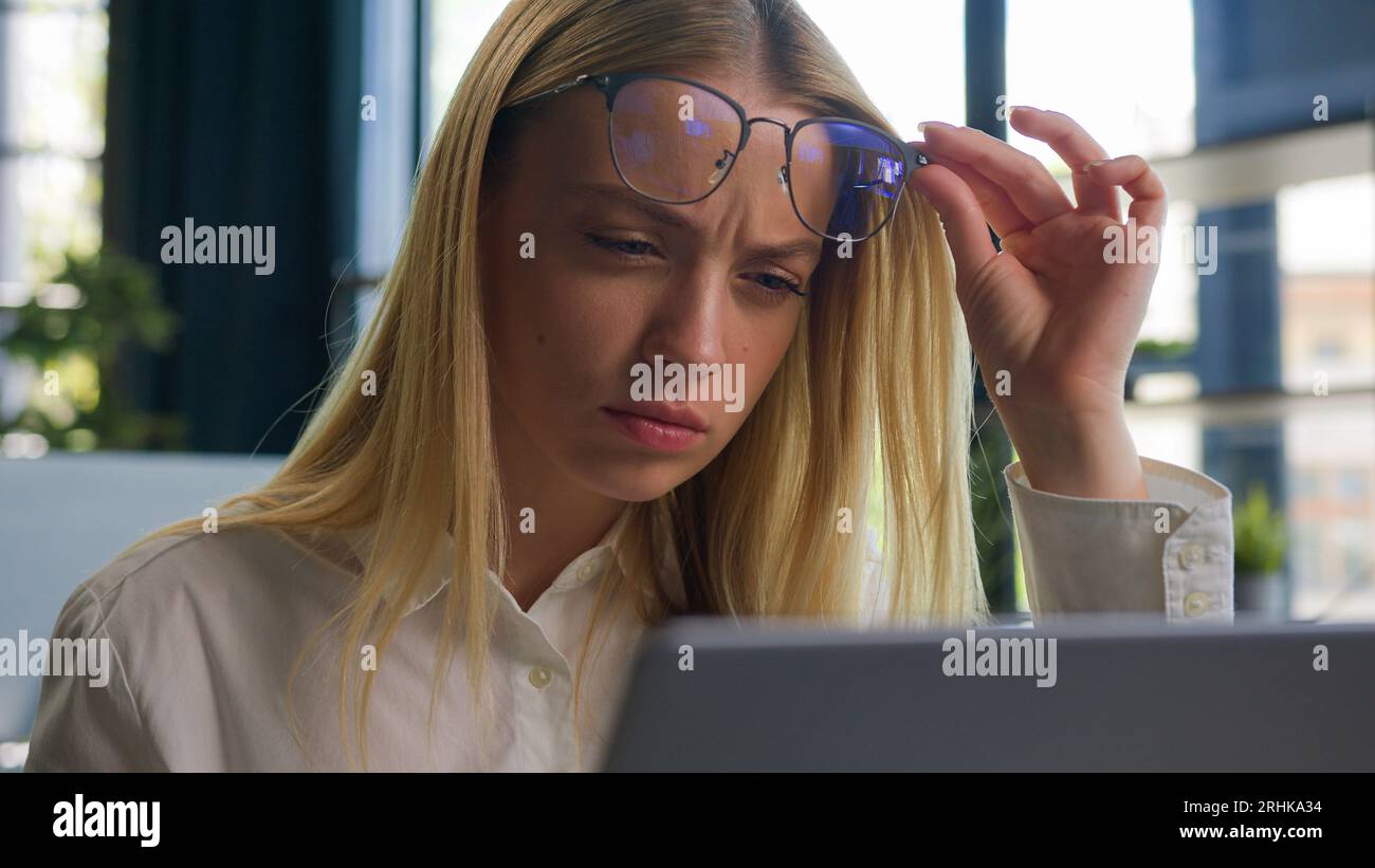 Girl with vision disorder hi-res stock photography and images - Alamy