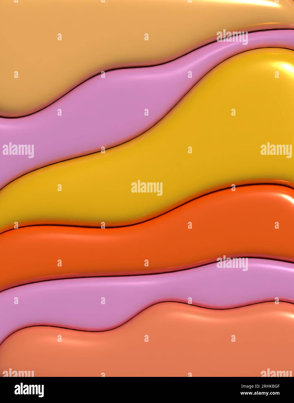 Abstract background with different intersecting shapes, 3D rendering ...