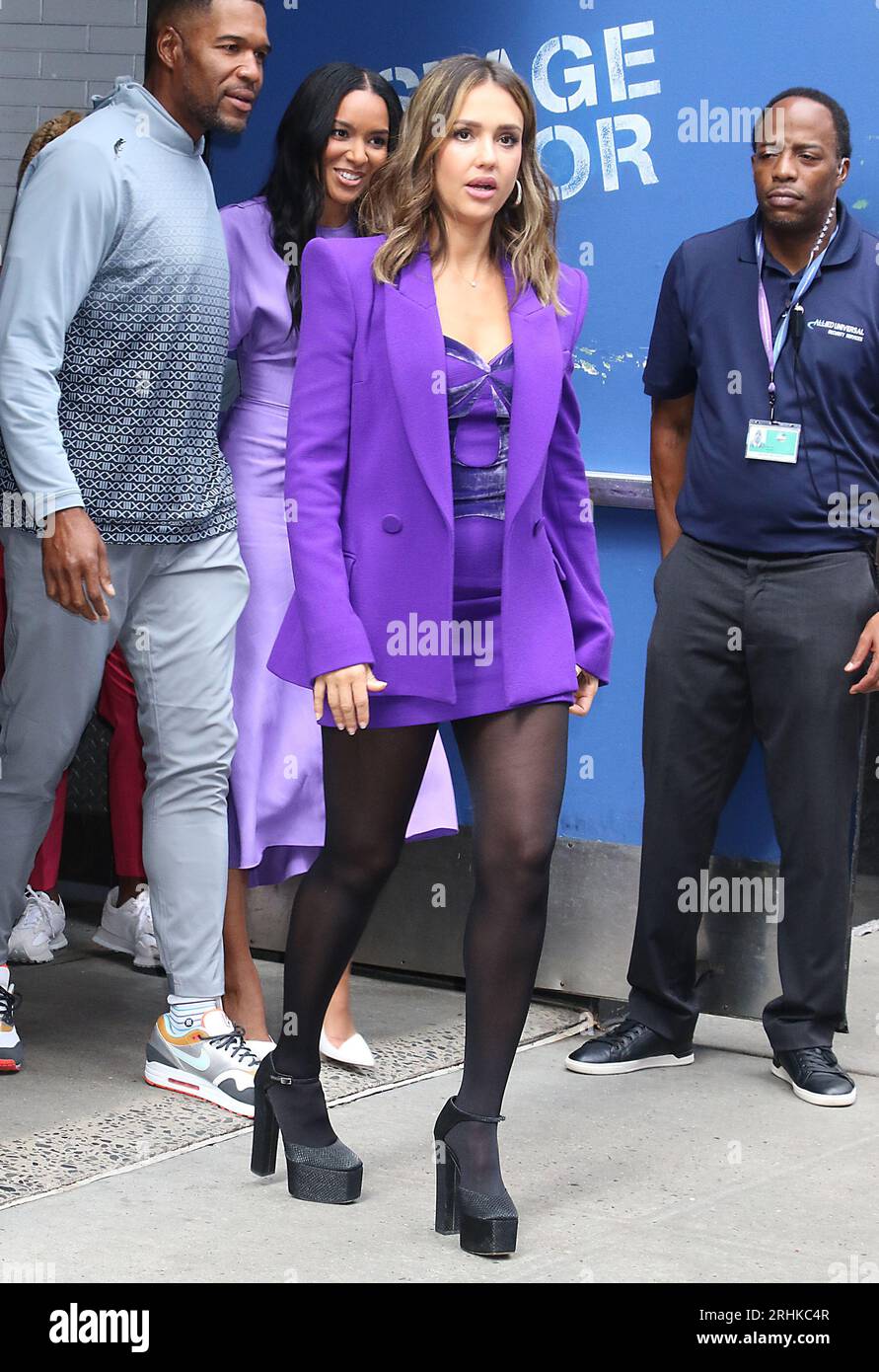New York, NY, USA. 17th Aug, 2023. Michael Strahaan, Lizzy Mathis and ...